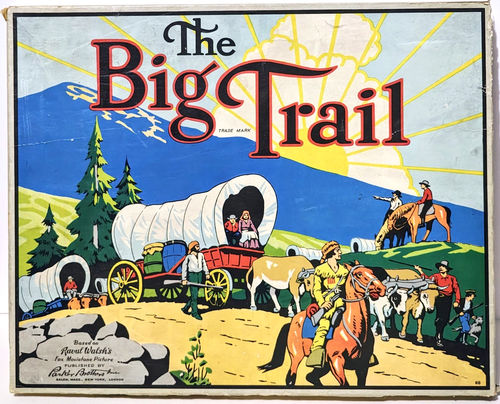 The Big Trail - Vintage Parker Brothers - Oregon Trail Board Game ...