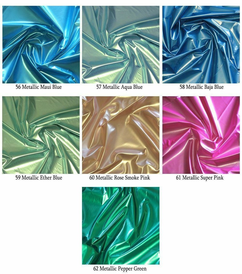 Shiny Metallic PVC Latex Pleather Stretch Fabric Vinyl Bodycon Dress ...