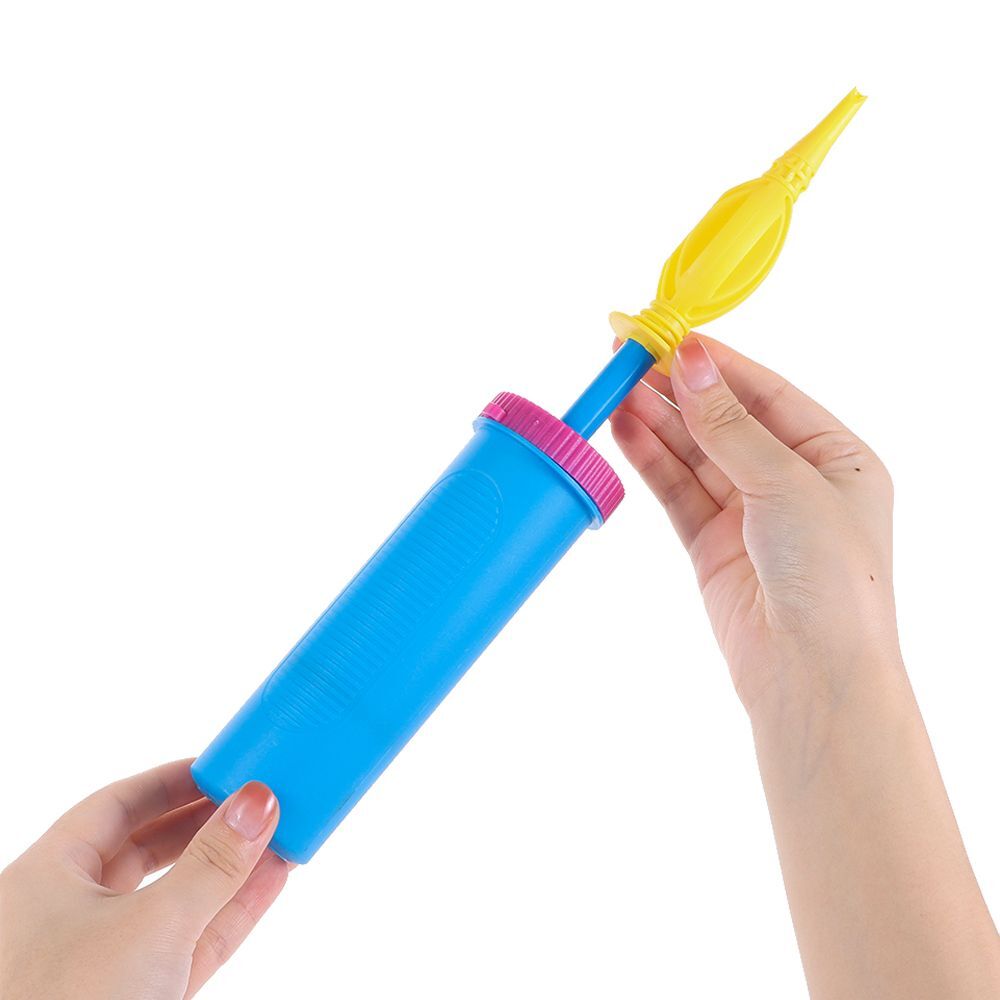 Plastic Hand Held Pump Portable Two-Way Manual Inflator Balloon ...