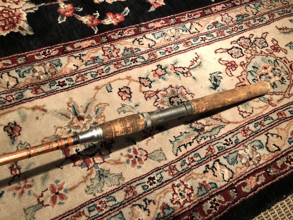 V L & A CHICAGO SPLIT BAMBOO Fishing Rod- PAT Feb 15, 1927 5’0” Pole ...