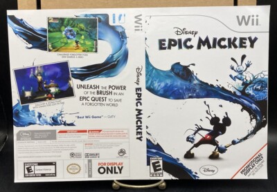Epic Mickey Disney Nintendo Wii GameStop Promotional Display Only Store ...