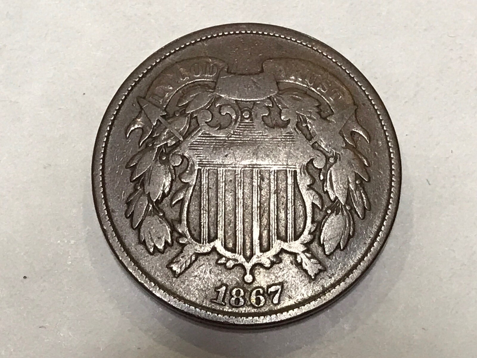 1867 US 2 Cent Better Date Better Grade | eBay