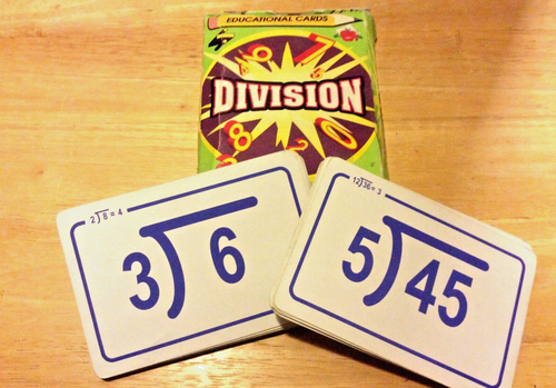 Educational Cards-Division Flash Cards (Set of 50) | eBay