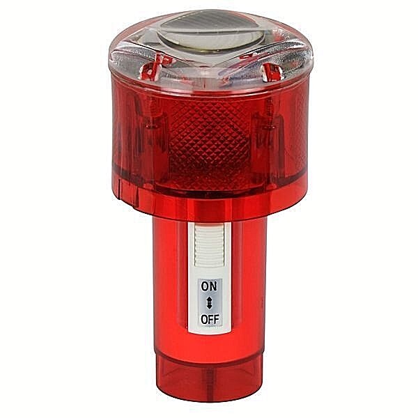 Red Flash Solar Marker Light | eBay