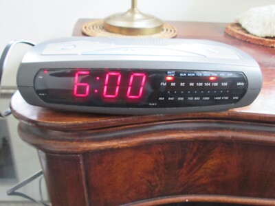 Emerson Research SmartSet Clock Radio CKS2020 Color (Gray & Purple) | eBay