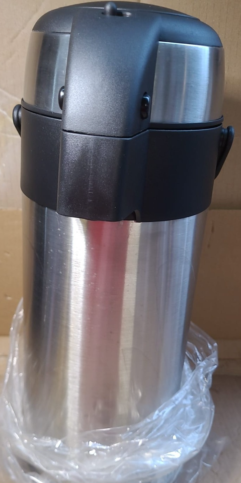 Olympia Pump Action Airpot 5L 445X172mm Stainless Steel Teapot | eBay UK