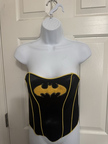 Sexy Batgirl Corset Bustier Small Cosplay Batman Fan Black And Yellow ...