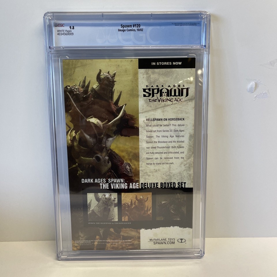 Spawn #120 CGC NM/M 9.8 White Pages Greg Capullo Cover! Image | eBay