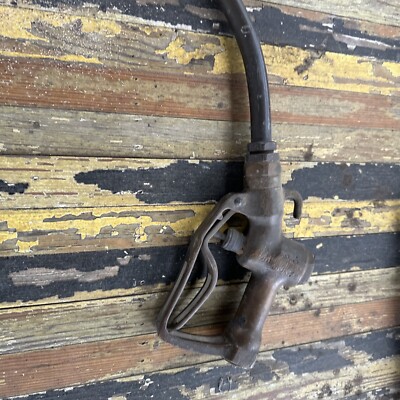 Vintage OPW CIN O 400 Gasoline Gas Pump Brass Dispensing Handle Nozzle ...