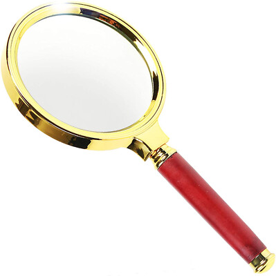 60mm Handheld Magnifying Glass 15x Magnifier Loupe Reading Jewelry Aid ...