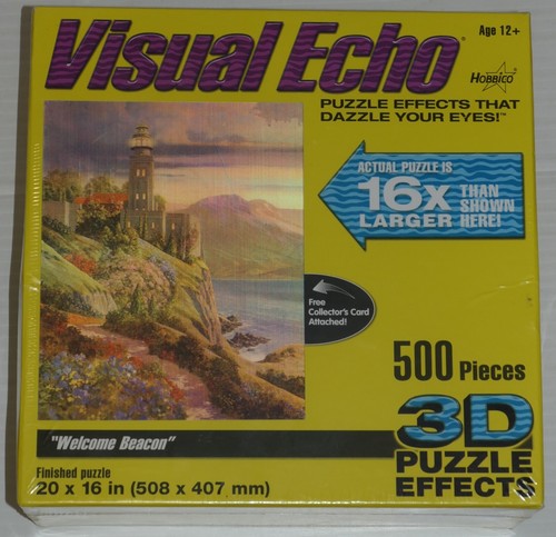 Hobbico Visual Echo 500 pc 3D Puzzle 'Welcome Beacon' HCAY2003 SEALED ...