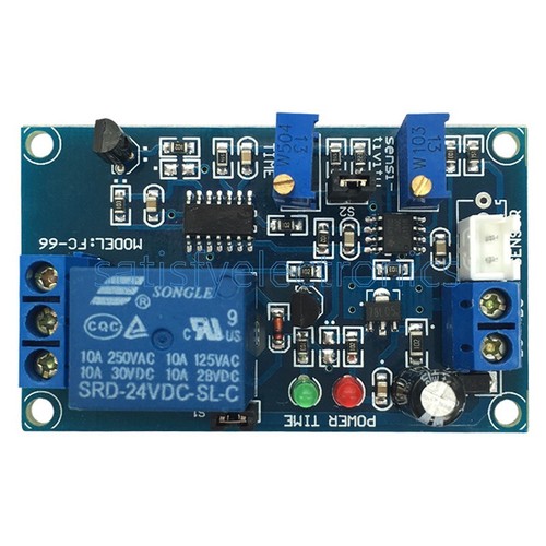 12V Light detect sensor photoresistor relay module with timmer light ...