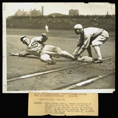 1925 Johnny Mostil Chicago White Sox Stolen Base Champion Vintage 1 ...