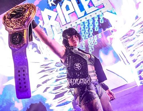 Rhea Ripley Showing Her Belt 8x10 Picture Celebrity Print | eBay