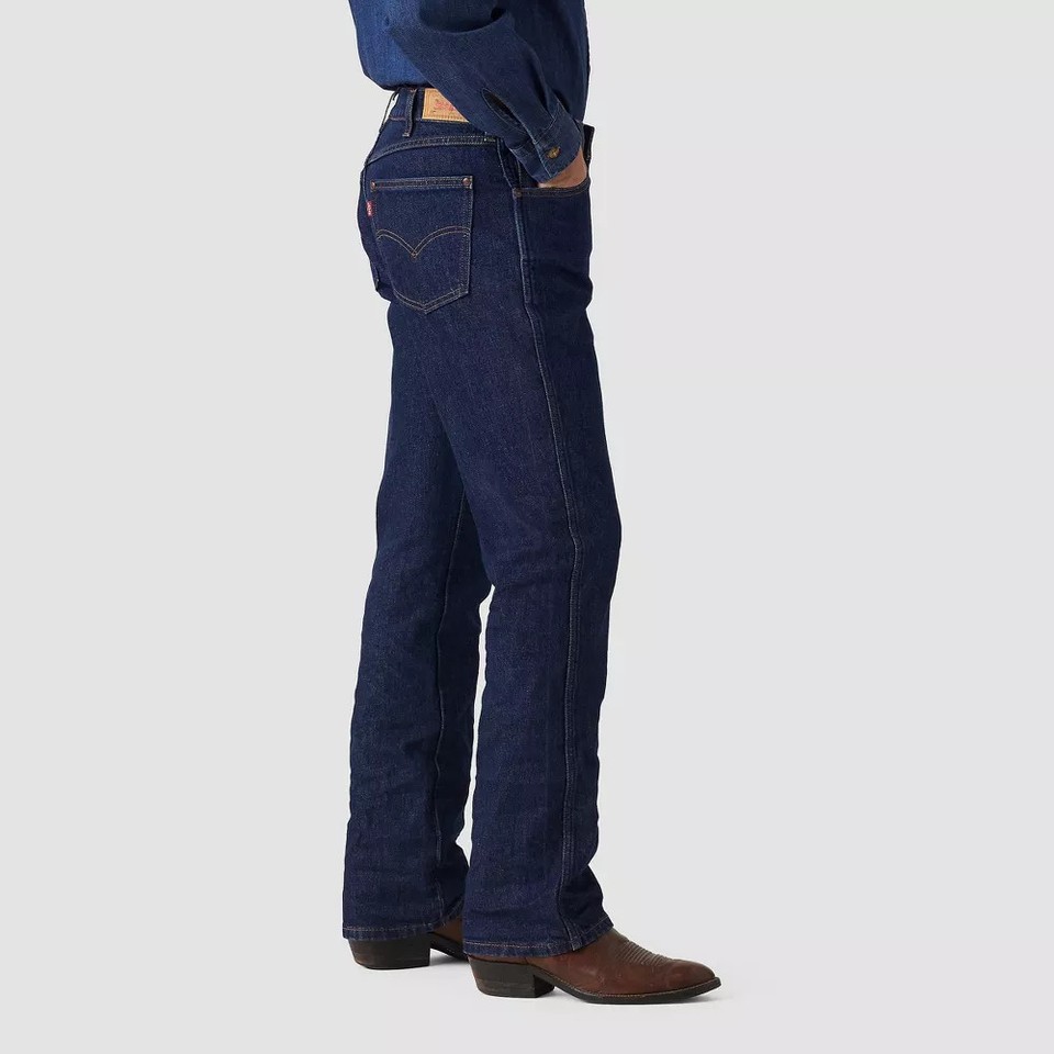 Levi's Men's 537 Western Bootcut Fit Jeans - Rocky Rinsed 38x30 | eBay