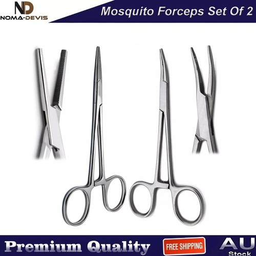 Hemostatic Mosquito Forceps Set Of 2 Clamping Blood Vessels Microsurgery Tools | eBay