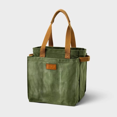 Hilton Carter Waxed Canvas Heavy-Duty Tote Bag Storage Organizer ...