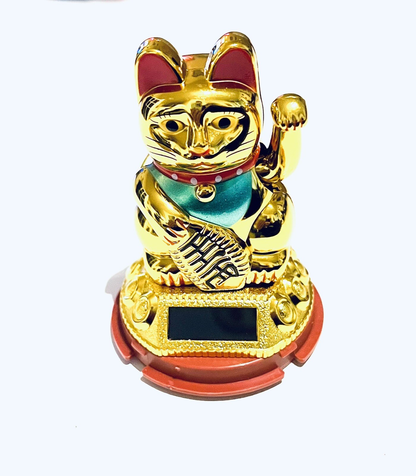 Solar Neko Winkekatze Winke Katze Glückskatze Feng Shui Dekoration Cat ...