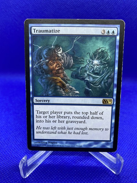 MTG Traumatize Magic 2011 77/249 Regular Rare for sale online | eBay