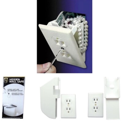 Wall Safe Electrical Outlet Socket Diversion Hidden Home Security ...