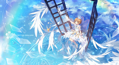 Anime Cardcaptor Sakura Clear Card Hen Sakura Gaming Mat Desk 48392 | eBay