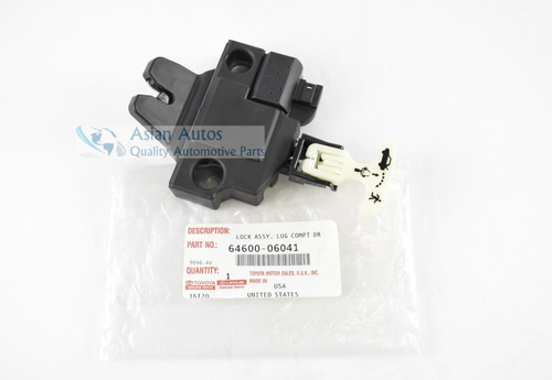 Genuine Toyota Avalon Camry Corolla Rear Trunk Latch Assembly ...