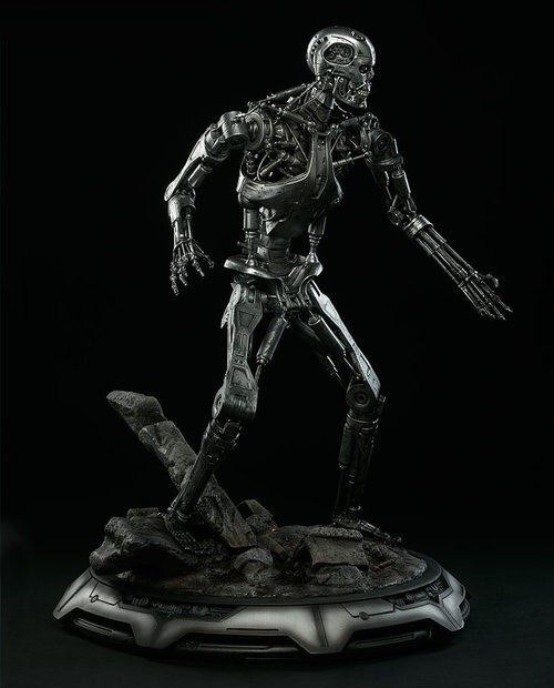 Terminator Skeleton T-800 Resin Sculpture Statue Model Kit Unpainted ...