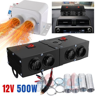 500W/600W Electric Car Heater 12V DC Heating Fan Defogger Defroster ...