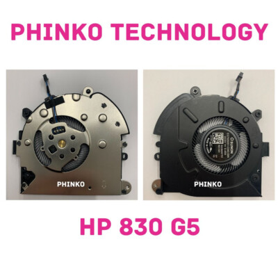 Laptop Cooler Fan DC 5V 4-Pin CPU Cooling for HP EliteBook 830G5 830 G5 ...