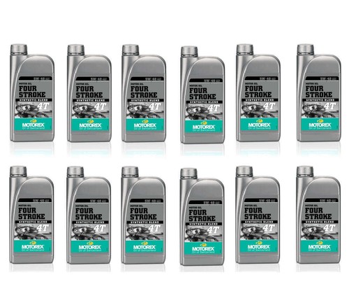 HUILE MOTOREX 4 TEMPS 12 LITRES SEMI-SYNTHESE FOUR STROKE 5W40 ...