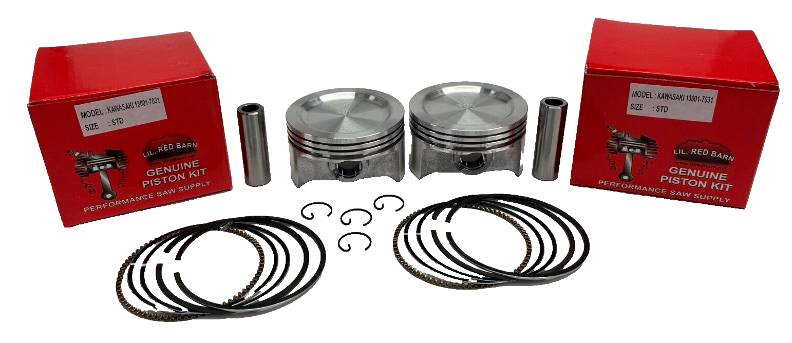 2 STANDARD PISTON KITS WITH RINGS FITS KAWASAKI 13001-7031 FR541V ...