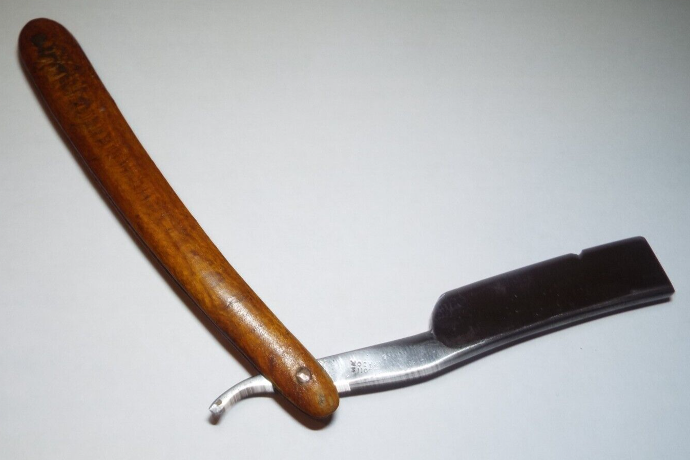 ANTIQUE/VINTAGE WOOD HANDLE STRAIGHT RAZOR MARKED ERNBERG? READ!!!! | eBay