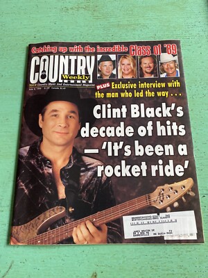 Vintage Country Music Weekly Magazine June 1999 Clint Black Magazine | eBay