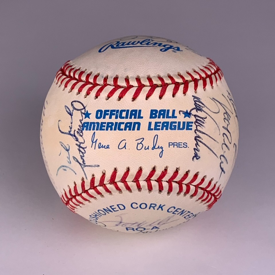 1996 Minnesota Twins Team Autographed Signed Rawlings Baseball JSA LOA ...