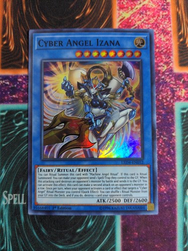 Yu-Gi-Oh! Cyber Angel Izana LED4-EN012 1st Edition Super Rare NM | eBay
