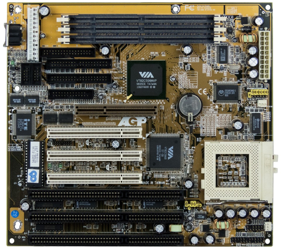 ORIGINAL CHAINTECH 5AGM2 SOCKET 7 3x SDRAM AGP 3x PCI 3x ISA | eBay