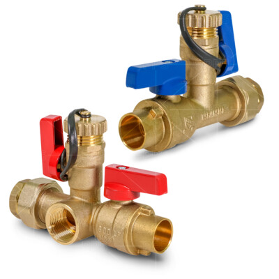 Midline Valve Hot and Cold Isolation Valves, Brass, SWT | eBay