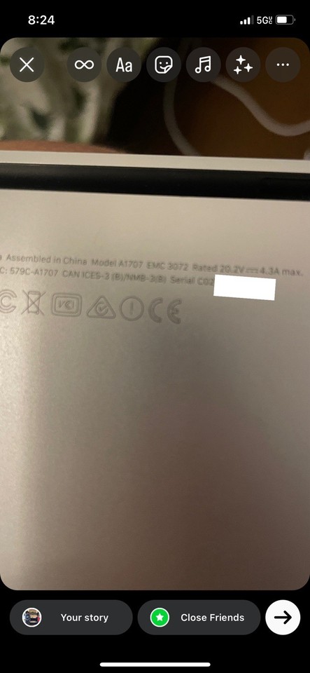 Apple MacBook Pro 15-inch 2016 A1707 Disk Error for Parts Or Repair | eBay