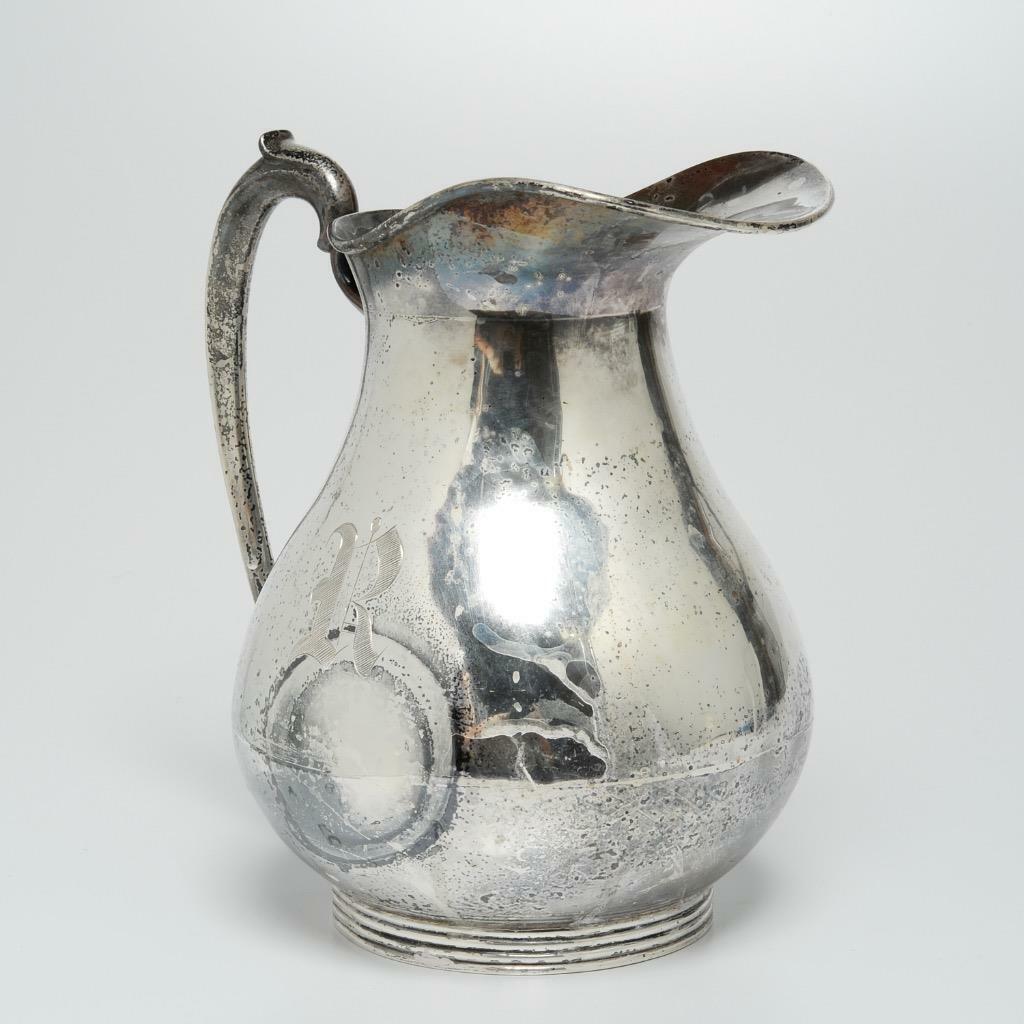 Mexican Sterling Silver Pitchers J.r. Mexican Sterling Silver Pitcher