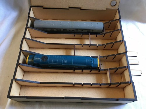 HO/OO Gauge Model Railway Storage & Transportaton Box. Inc Train ...