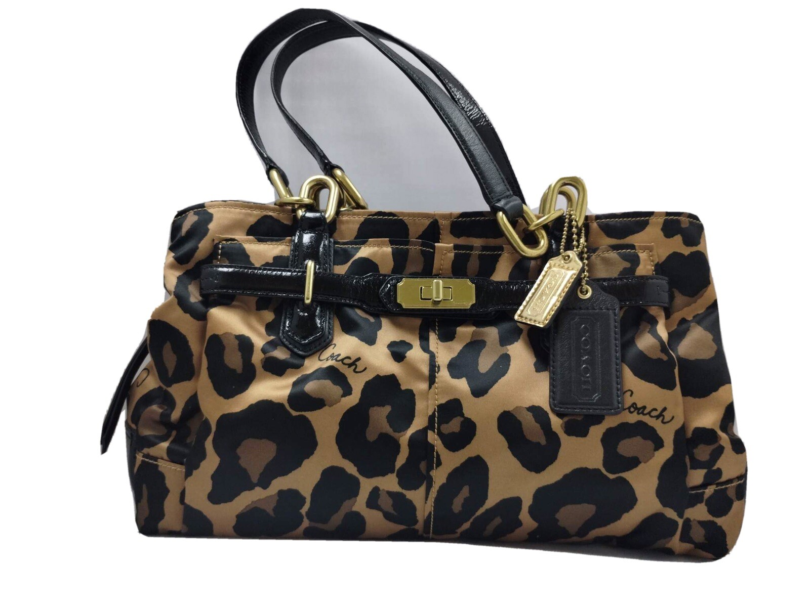 COACH Chelsea Ocelot Carryall Bag Tote #21084M Pre-o… - Gem