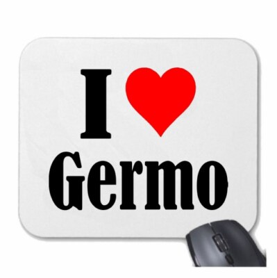 MOUSEPAD Mauspad I Love Germo Ich Liebe Germo | eBay.de
