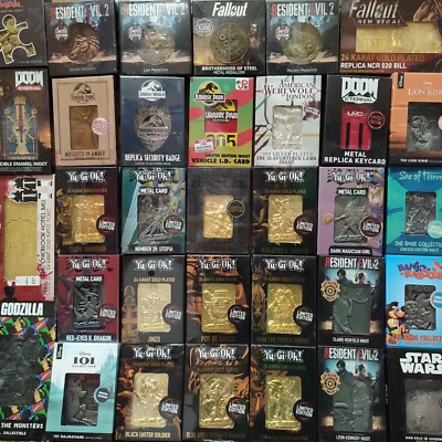 Videogame And Movie Replicas Ingots Statues Figurines Metal Cards ...