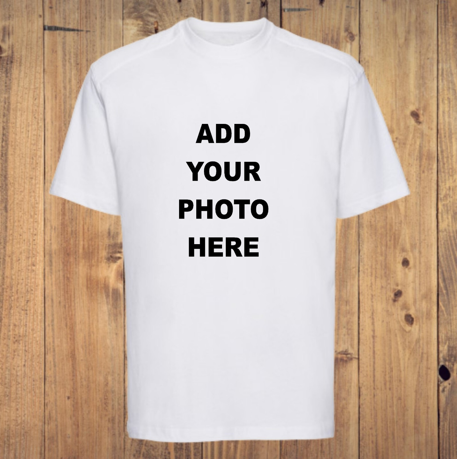 Personalized Custom White T-shirt Customized Art Photo Text Logo | eBay