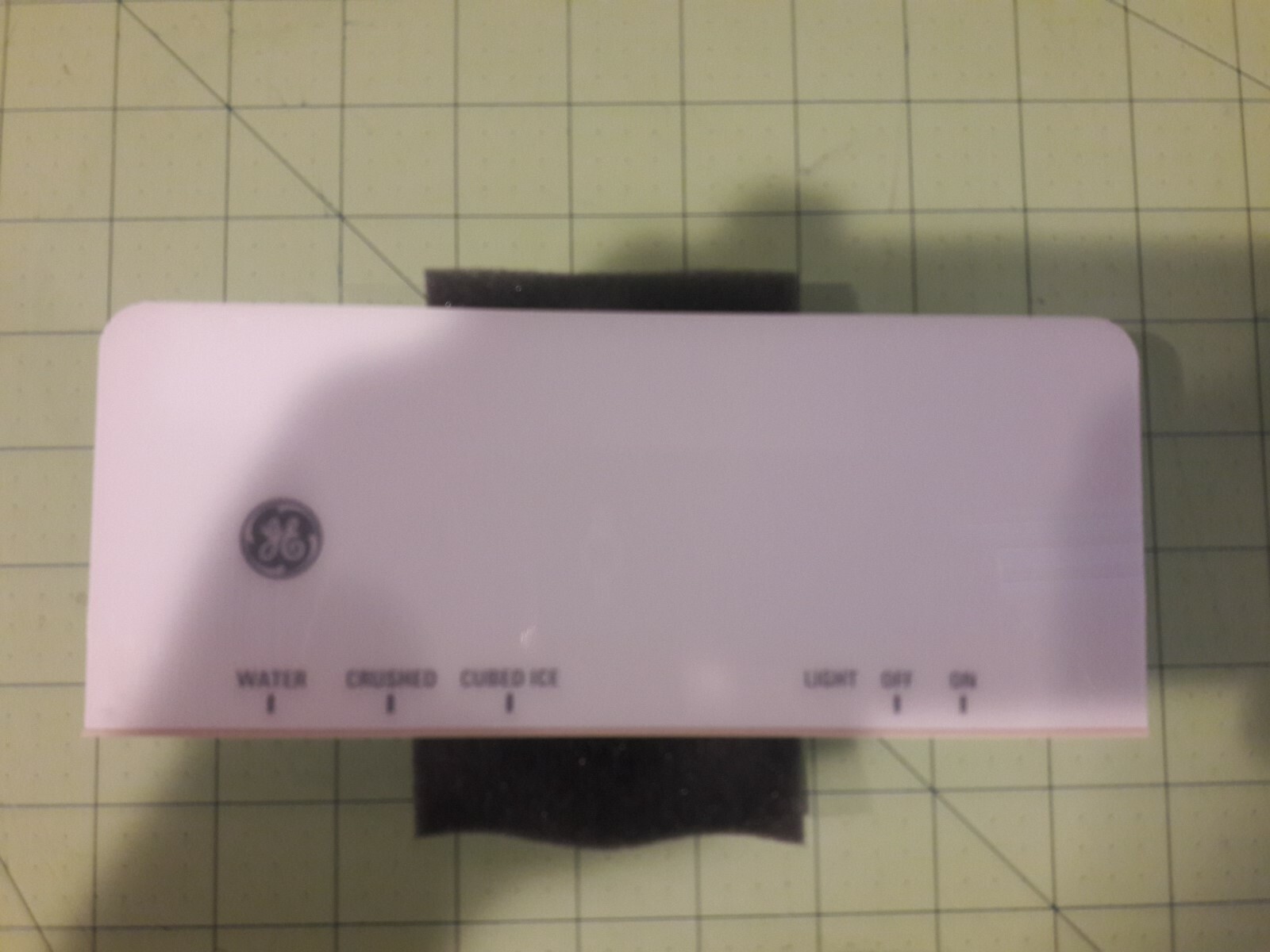 GE Refrigerator Name Plate ICE WATER DISPENSER COVER WHITE WR17X3996 | eBay