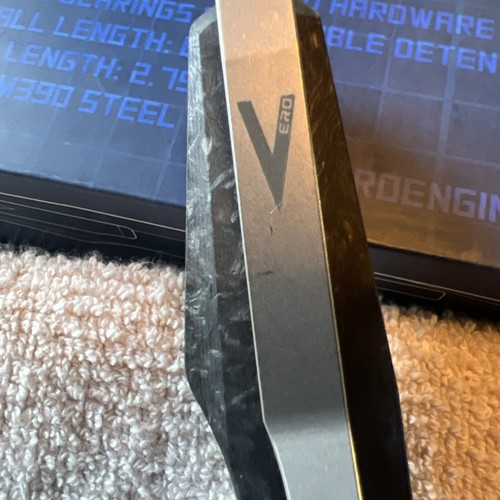 Vero Engineering Neuron Double Detent Folder M390 Titanium Hand Satin ...