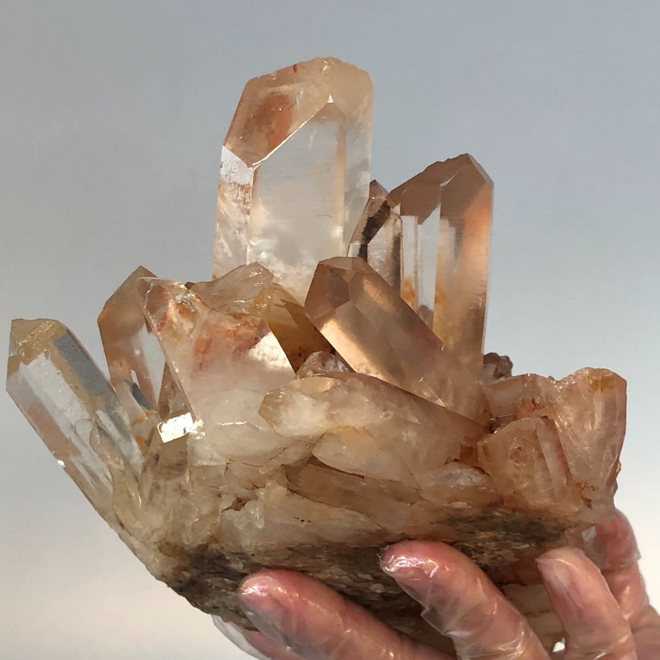 1849g Natural White Transparent Clear Quartz Crystal Cluster Mineral ...