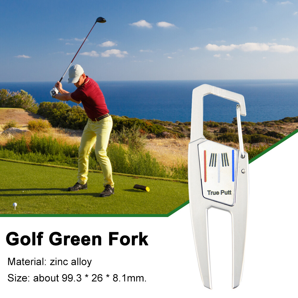 Golf Divot Repair Tool Golf Pitchfork Putting Green Fork Training Aids ...