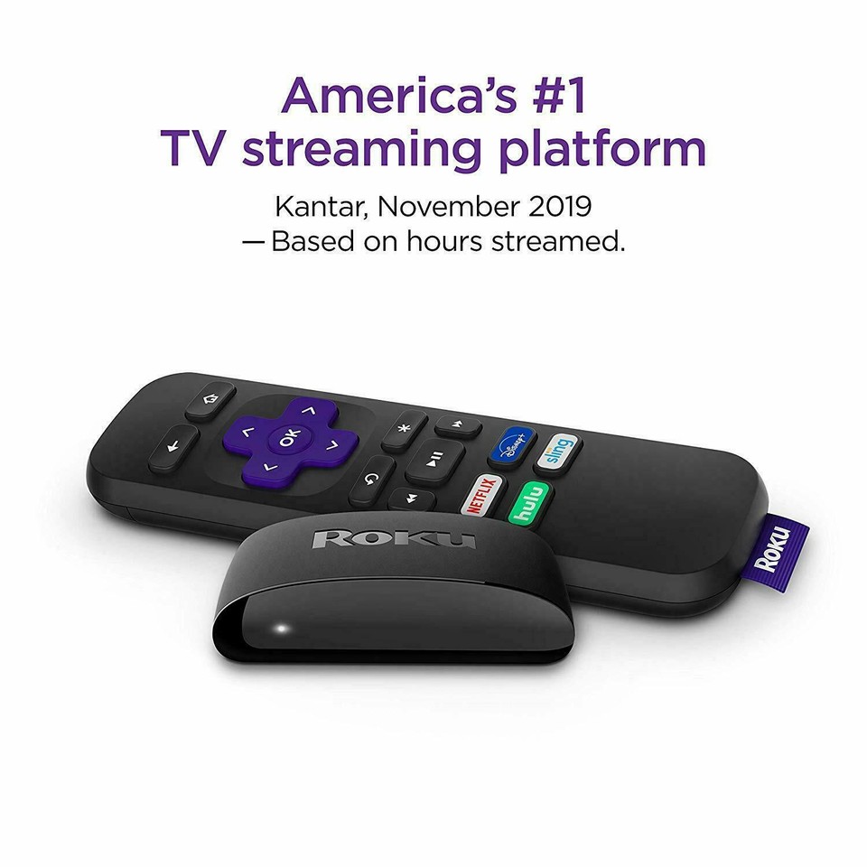 Roku Express 3930R 5X More Powerful HD Media Streamer - Black Latest ...