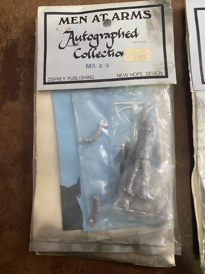 54MM 1/32 NEW HOPE DESIGN MEN AT ARMS LOT OF 2 METAL SOLDIERS, MA52 ...